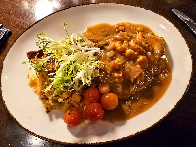 Red Fish Etouffee that would make New Orleans jealous &ndash; a rich, soulful stew that tells a delicious story with every bite.