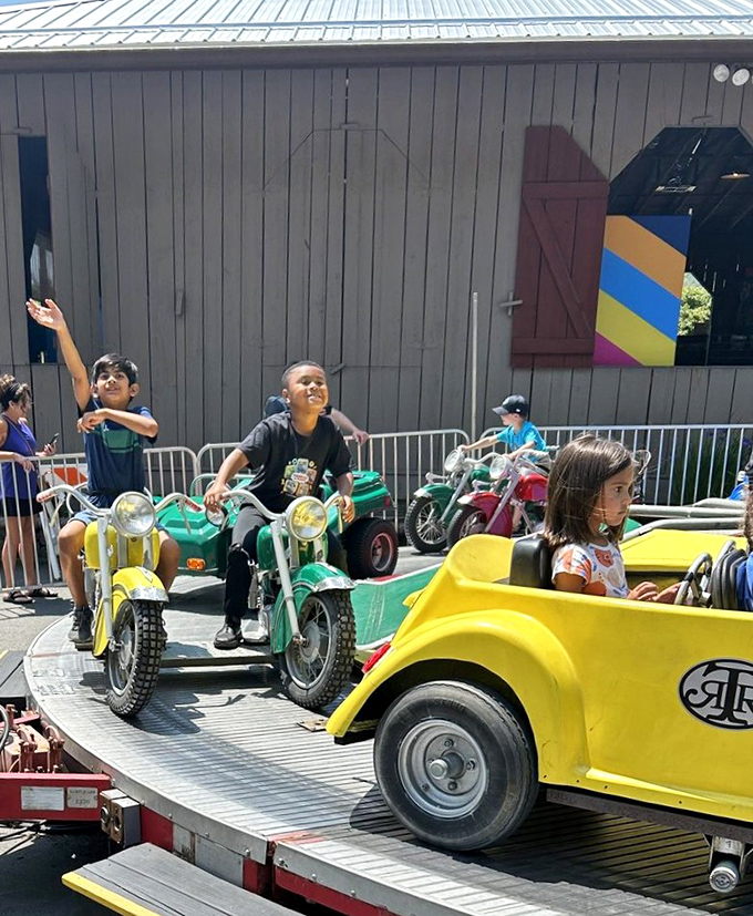 Kid-sized vehicles delivering grown-up joy&mdash;where else can you see pure childhood delight unfold at precisely 2 miles per hour?