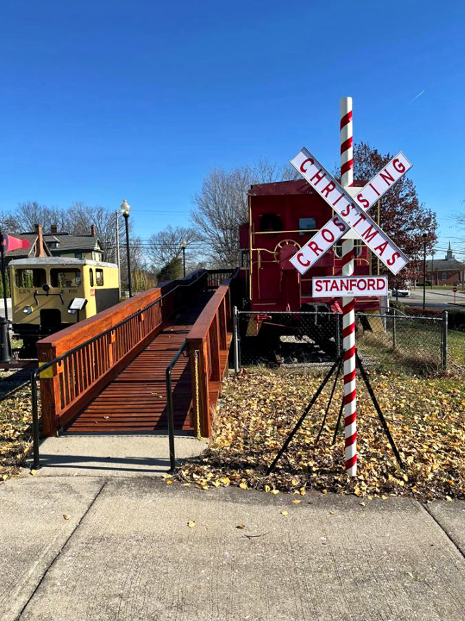 Railroad crossings like this aren't just nostalgic decorations; they're monuments to the lifelines that once connected small towns to the world.