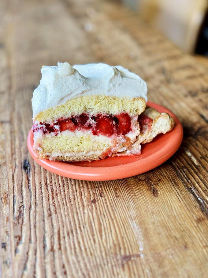 Strawberry shortcake that makes you wonder if berries signed a special contract to taste this good. Summer captured in every bite. 