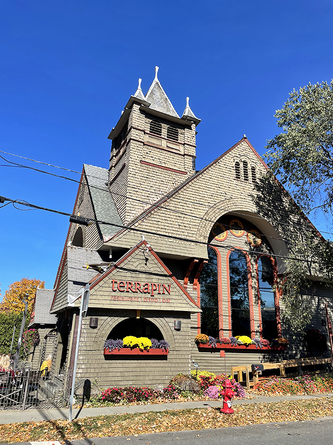 Terrapin Restaurant's stunning converted church building proves that spectacular dining experiences can indeed be religious experiences of their own.