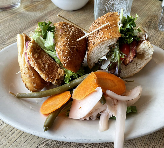 When bread, greens, and protein come together this beautifully, you understand why the sandwich was invented in the first place.