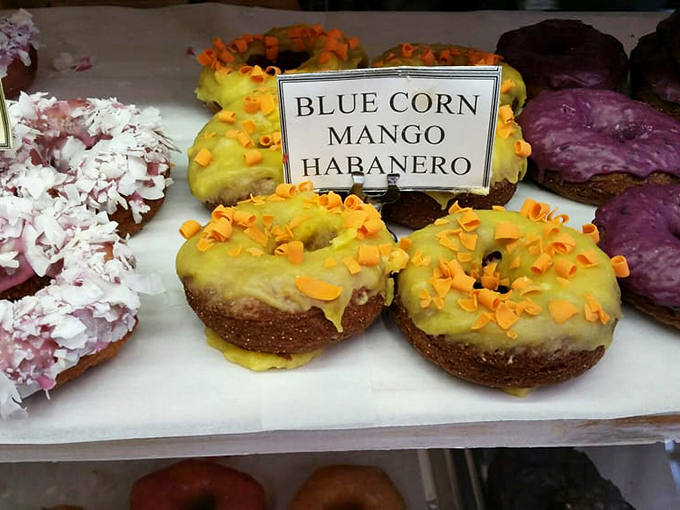 Blue corn mango habanero donuts&mdash;only in New Mexico would someone think, "You know what donuts need? A little southwestern kick!" And they'd be absolutely right.