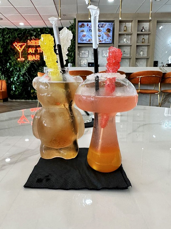 These whimsical cocktails don't just break the "no drinking before noon" rule&mdash;they shatter it with style and candy garnishes.