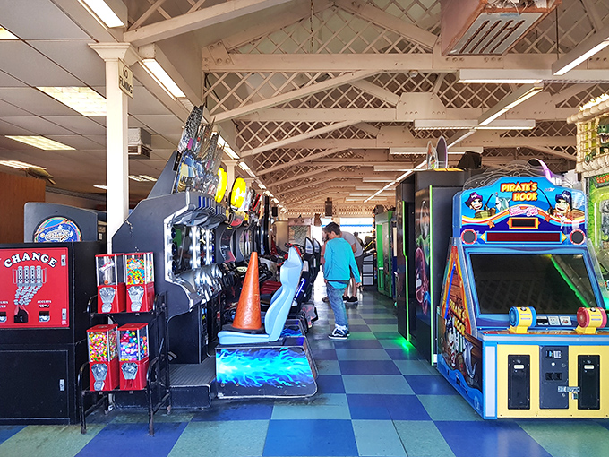 The arcade&mdash;where quarters disappear faster than ice cream on a hot day, but the thrill of almost winning that giant stuffed banana makes it all worthwhile.
