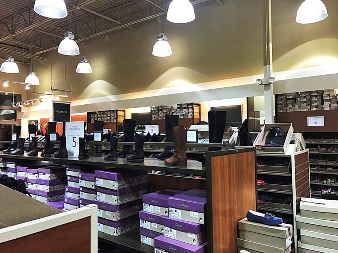 Boot paradise! Where cowboy meets corporate, and every pair tells a different story about the person you might become when wearing them.