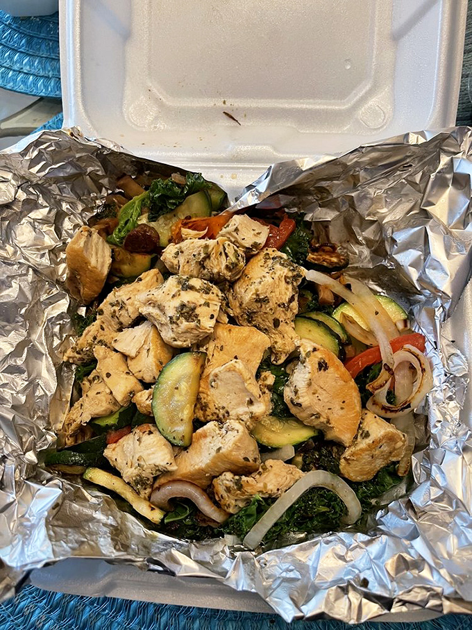 This chicken salad isn't trying to win diet awards&mdash;it's aiming for the "most likely to make you forget you're eating healthy" superlative.