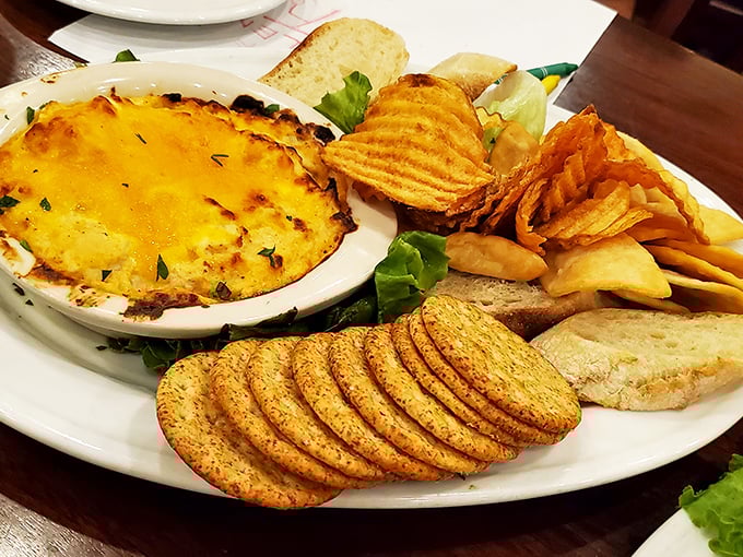 This crab dip could unite political parties&mdash;creamy, cheesy, and packed with enough lump crab to make other dips hang their heads in shame.