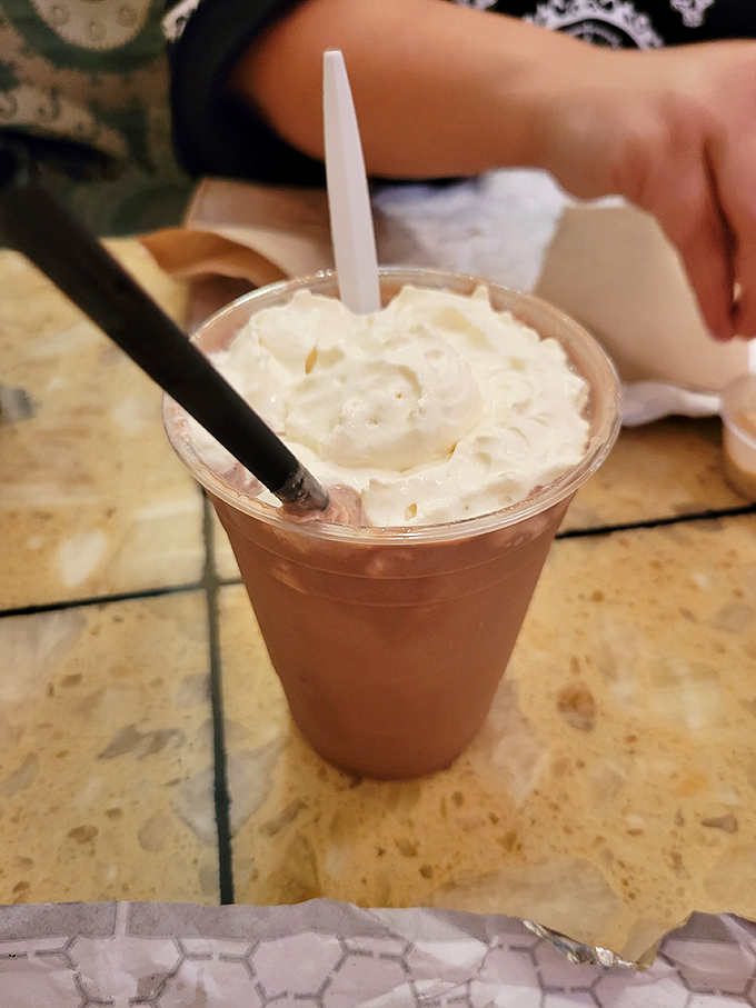 That milkshake thickness that requires serious straw strength&mdash;the kind that makes you feel like you've accomplished something just by drinking it.