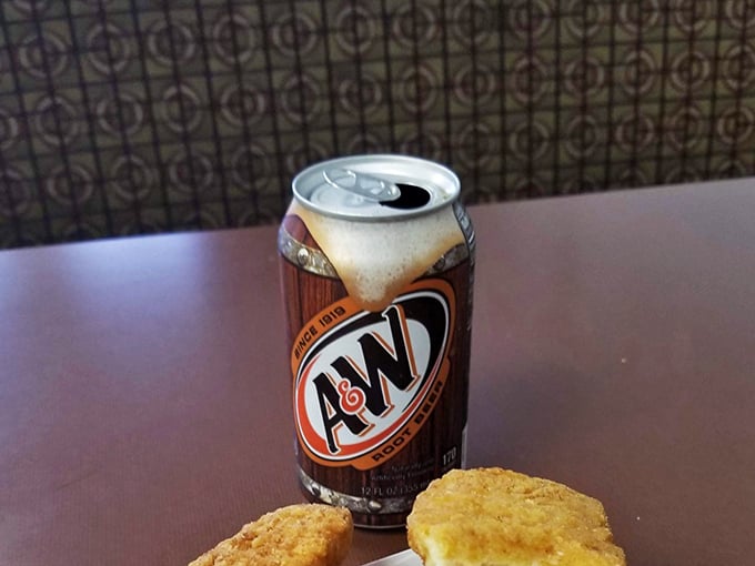 An ice-cold A&W alongside golden-fried goodness. Some pairings are just meant to be, like Astaire and Rogers or peanut butter and jelly.