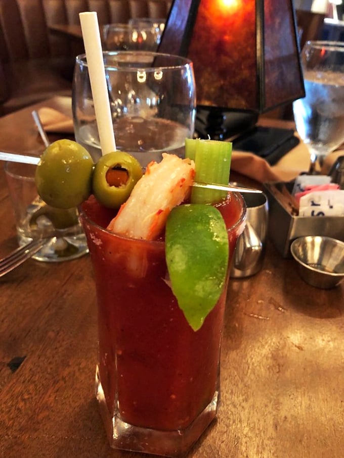 This isn't just a Bloody Mary&mdash;it's a meal with a cocktail identity crisis. The perfect companion for Sunday brunch decisions.
