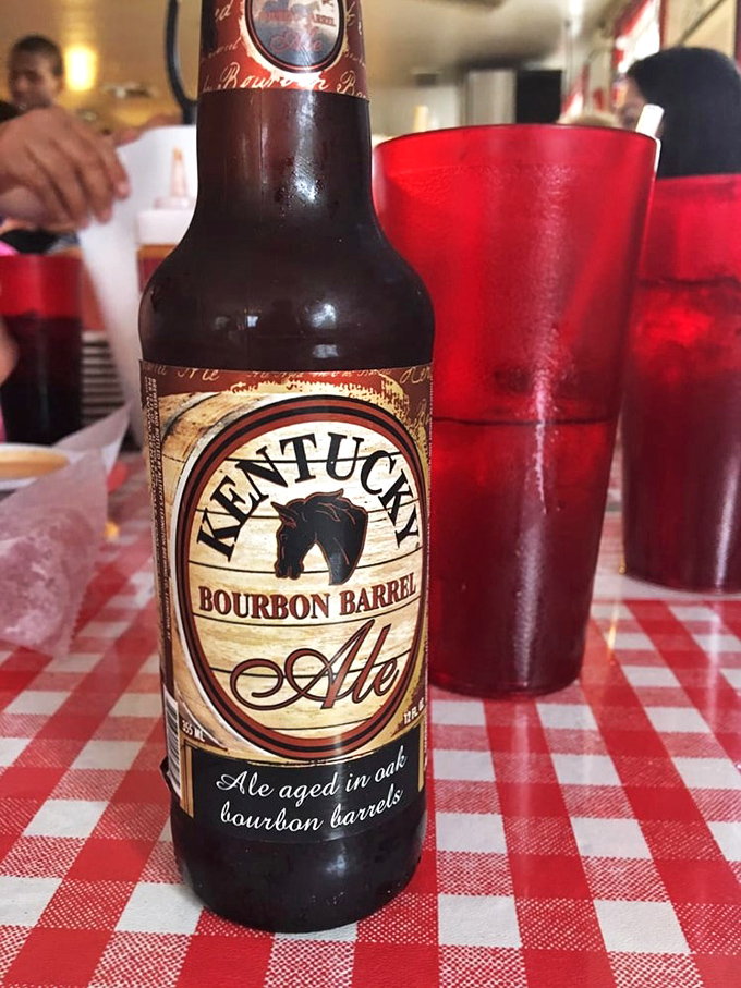 Kentucky Bourbon Barrel Ale&mdash;because what pairs better with slow-smoked meats than a beer that's spent time in the state's other famous wooden vessels?