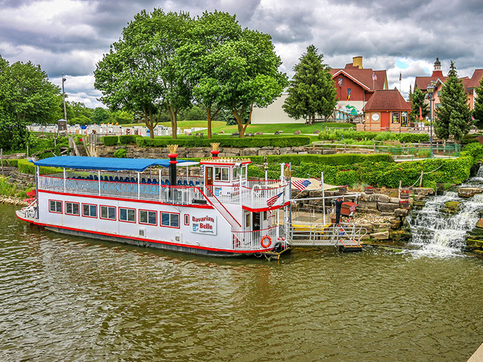 All aboard the Bavarian Belle! This paddlewheel riverboat offers views of Frankenmuth you can't get from land, unless you've mastered walking on water.