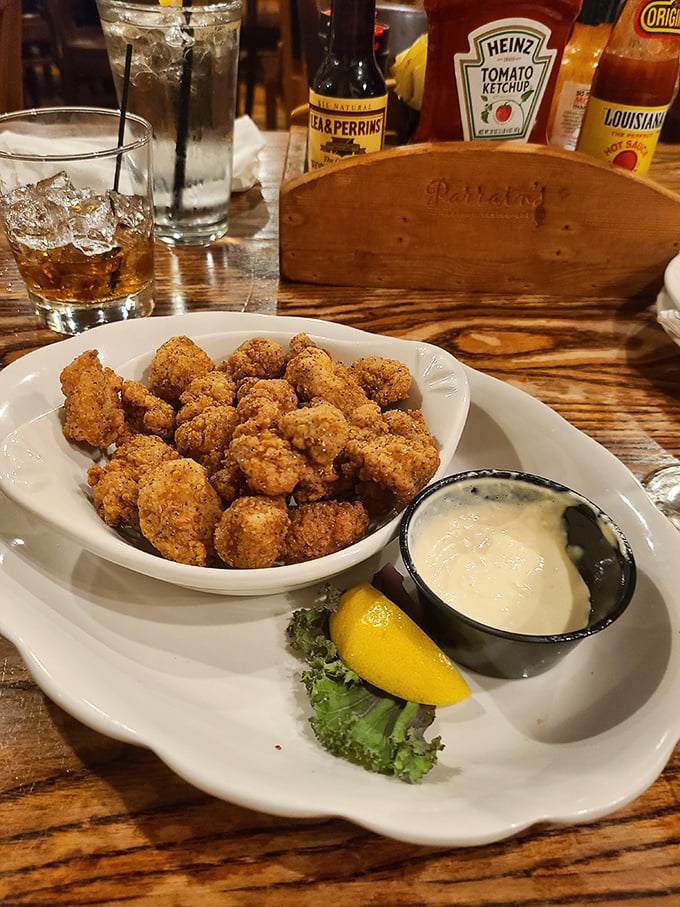 Fried mushrooms that could convert even the most dedicated vegetable skeptic. Crispy, earthy bites of joy with a side of creamy dipping sauce.