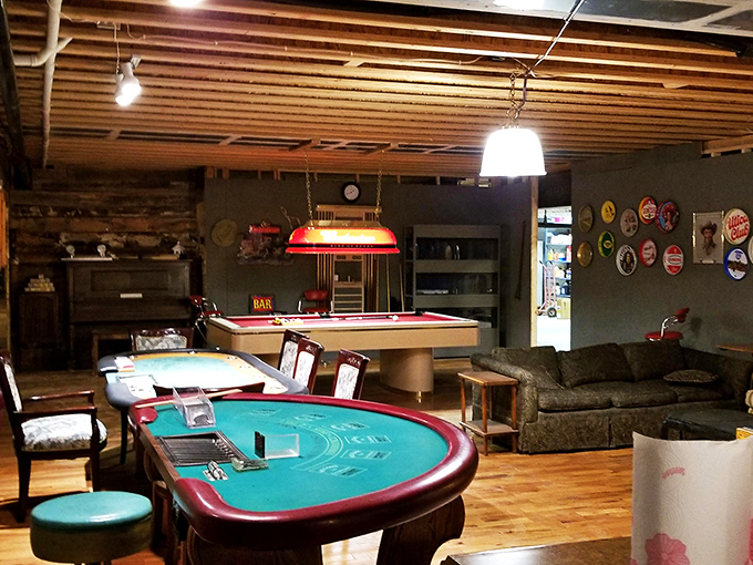 Knights and ladies unwind in the game room, where pool tables and card games replace medieval tournaments. The modern comforts don't break the spell&mdash;they enhance it.