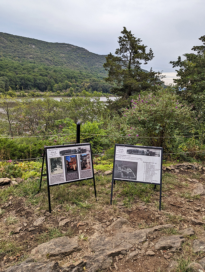 Informational displays throughout the island help visitors piece together the puzzle of Bannerman's unusual legacy and the castle's storied past.