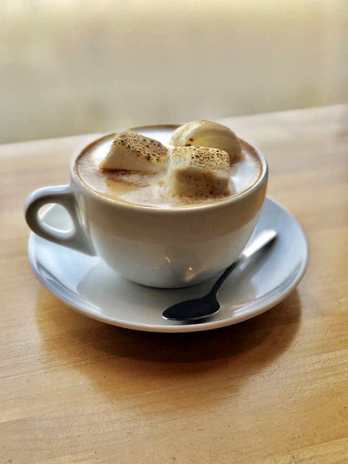 A cappuccino topped with marshmallows is both comfort in a cup and proof that sometimes the best ideas are hiding in your childhood memories.