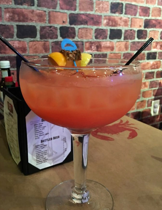 This isn't just any cocktail&mdash;it's vacation in a glass. The perfect companion to cut through rich, buttery seafood flavors.