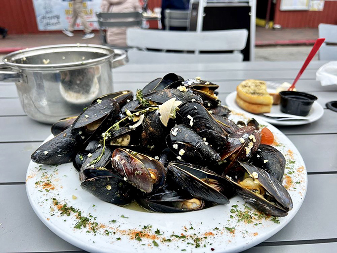 These mussels aren't just seafood&mdash;they're a maritime celebration on a plate. Neptune himself would approve of this briny bounty.