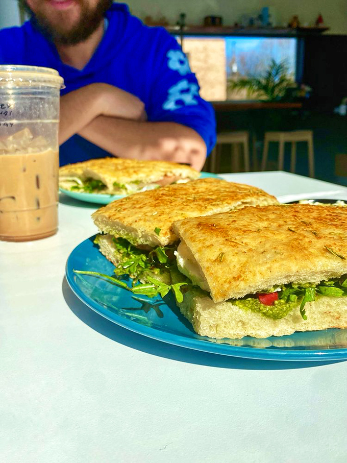 When bread meets grill, magic happens. This panini&mdash;crisp exterior, melty interior&mdash;proves sandwiches can indeed be transformative experiences.