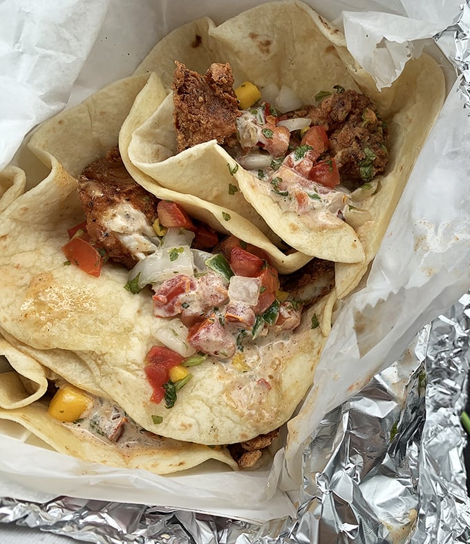 Fish tacos that bring a bit of coastal flair to the North Star State. Fresh salsa and tender fish create a vacation for your mouth.