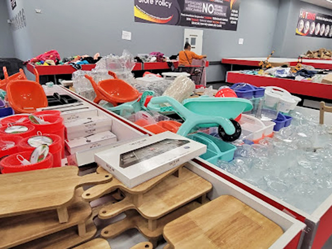 Even the most disciplined shopper might lose their composure here. That cookie press could be the start of your next holiday baking obsession.