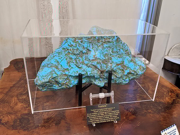 Mother Nature's masterpiece on display&mdash;this spectacular raw turquoise specimen showcases the vibrant blue-green color that has captivated humans for millennia.