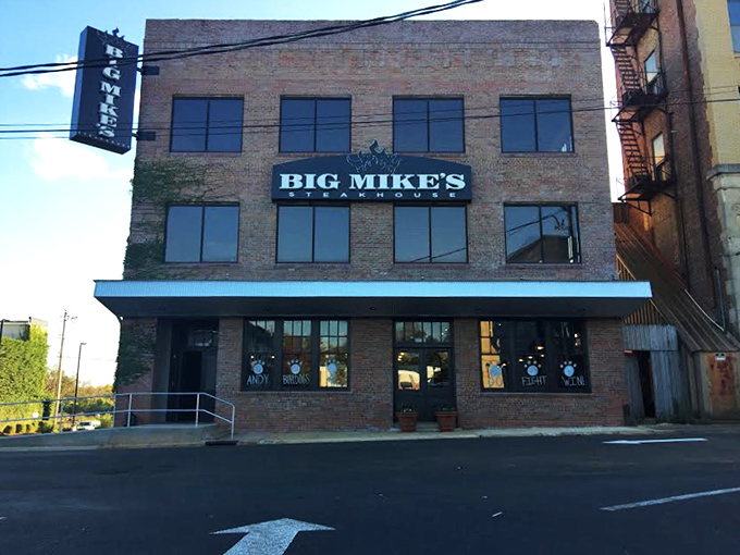Big Mike's brick facade brings urban steakhouse vibes to small-town Andalusia - proof that great beef knows no zip code.