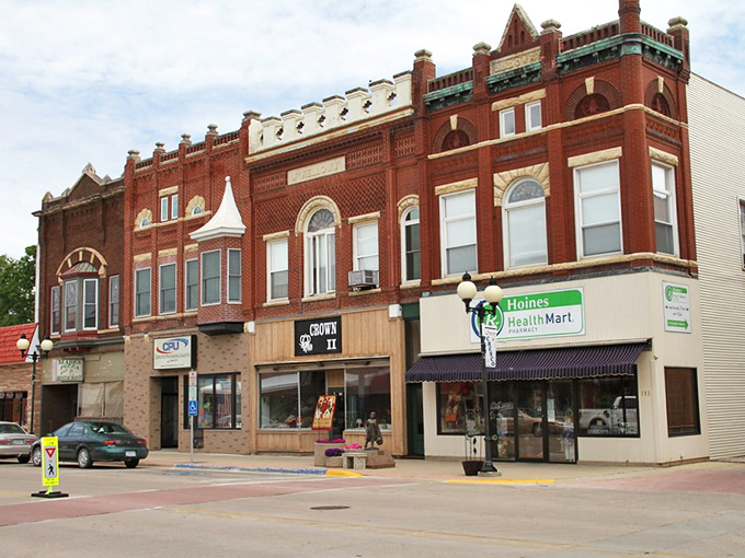 Cresco's downtown buildings stand shoulder to shoulder like old friends who've weathered a century of changes together.