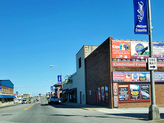 Crossville's downtown has that perfect "I could get used to this" quality. Golf capital without country club prices.