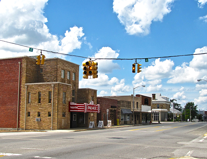 Downtown Crossville's buildings stand proudly under Tennessee blue skies, ready for their close-up on your social media feed.
