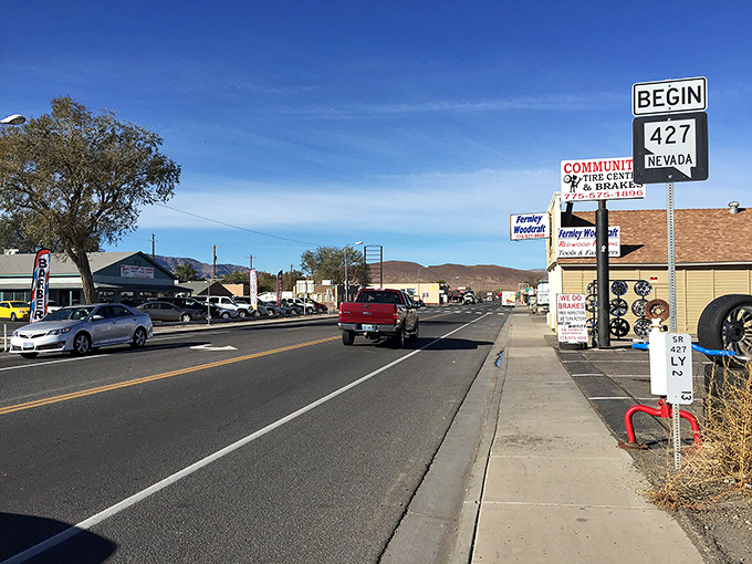 Fernley's wide-open main street has that "anything is possible" feeling &ndash; big sky country with a Nevada twist. Photo credit: <a href="https://en.wikipedia.org/" target="_blank" rel="noopener noreferrer">Wikipedia</a>