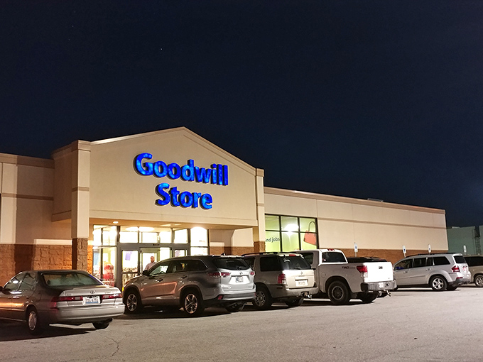 This unassuming Goodwill storefront in Lafayette hides what savvy shoppers know&mdash;inside lurks a retail wonderland where yesterday's impulse buys become tomorrow's steals.