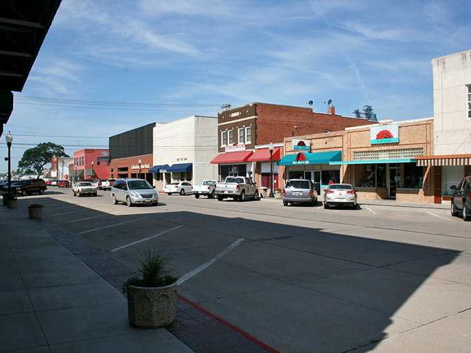 Gothenburg's colorful storefronts look like they're dressed up for a perpetual small-town parade.