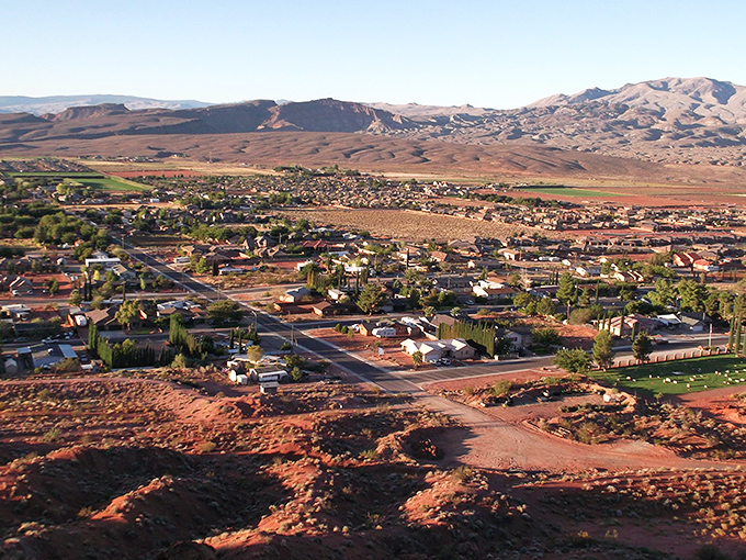 Ivins sits quietly among red cliffs where desert tranquility meets small-town charm in perfect harmony. 