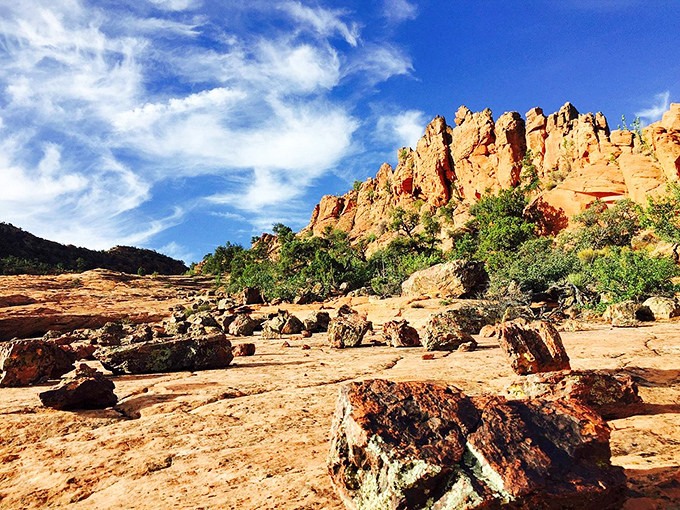 Ivins' otherworldly red rock formations create a backdrop that luxury retirement communities elsewhere would charge a premium for.