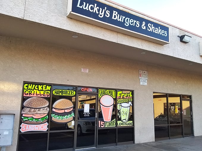Lucky's Burgers keeps it refreshingly simple from sign to menu. This unassuming spot lets the burgers do all the talking.