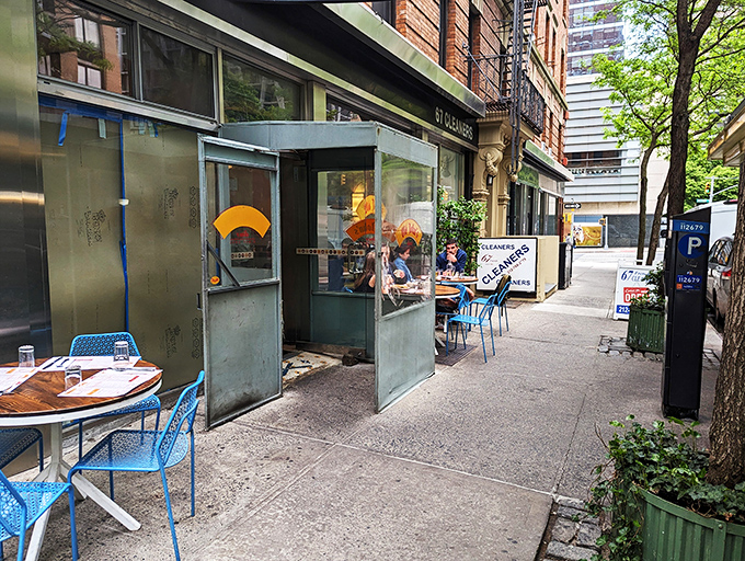Old John's sidewalk seating invites you to people-watch while tackling French toast that deserves its own fan club.