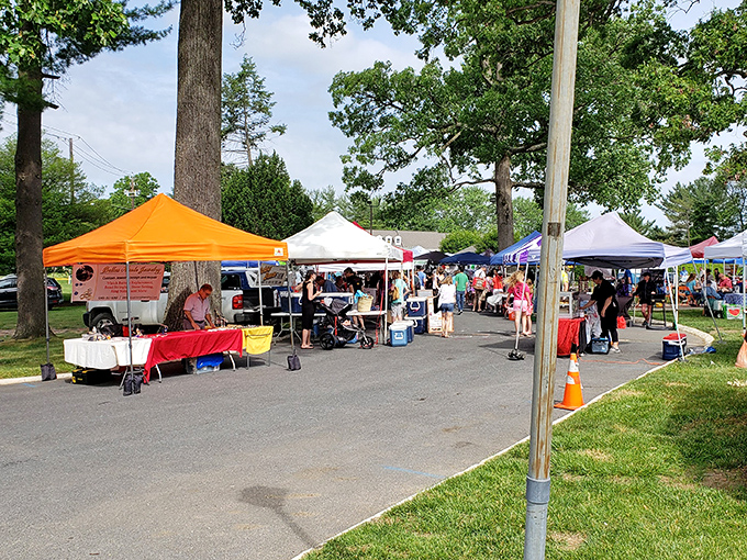 This isn't just shopping—it's a social event where neighbors catch up while debating which homemade jam deserves counter space.