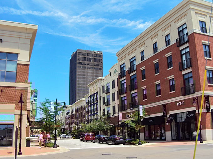 Richmond Heights blends urban convenience with architectural character. These mixed-use buildings create a walkable community where everything you need is just steps away.
