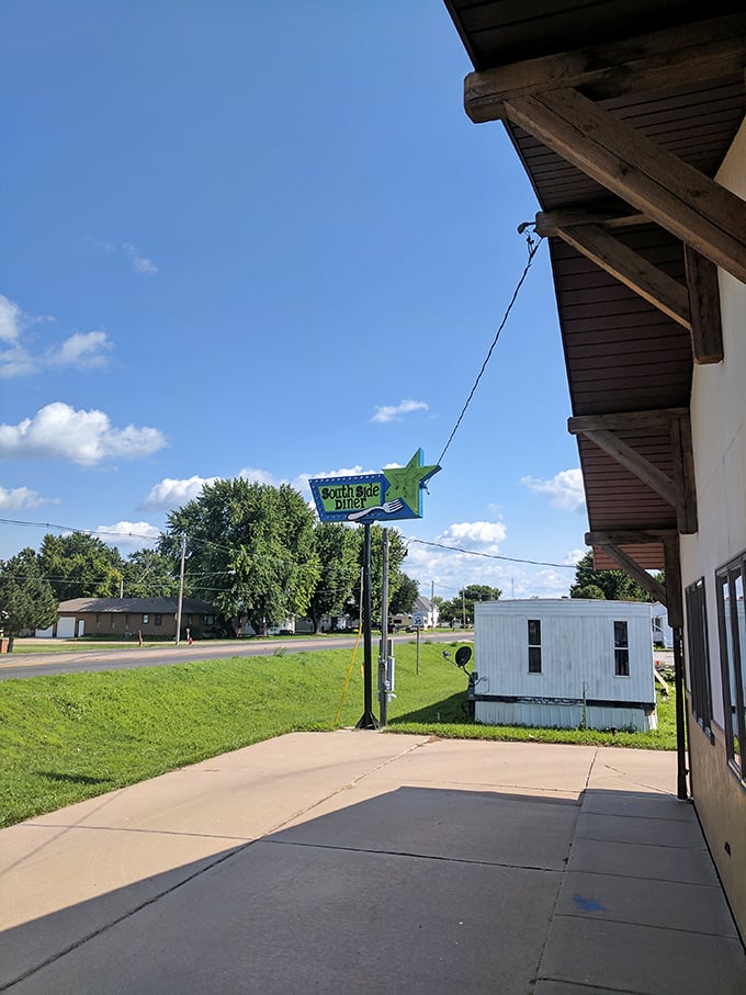 South Side's star-shaped sign twinkles with promise. In small-town Nebraska, the best breakfast spots often hide in plain sight.