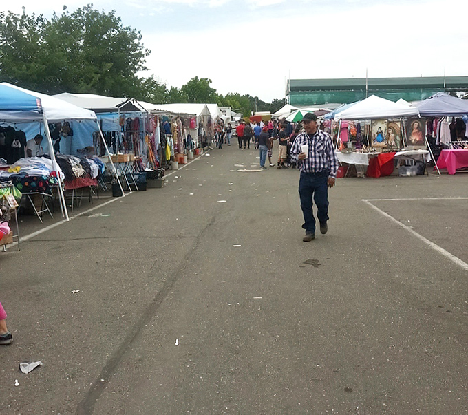 The Stockton Flea Market's permanent shops offer everything from toys to household goods. It's like a mall, but with personality!