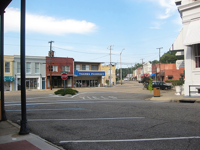 Wetumpka's downtown streets offer that perfect blend of historic architecture and small-town bustle. The kind of place where "running errands" feels like a pleasant outing.