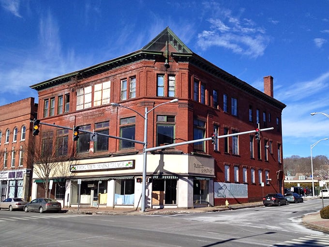 Willimantic's classic Main Street might look like a movie set, but the housing prices are refreshingly rooted in reality.