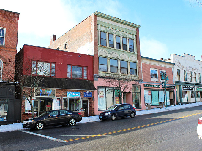 Willimantic's brick storefronts and historic architecture create a vibrant downtown where Social Security dollars stretch further. 