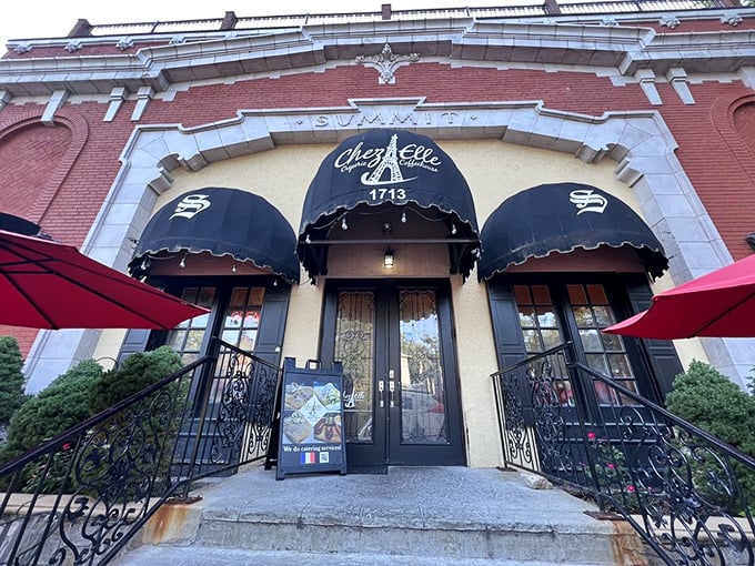 European charm in the heart of Kansas City! Chez Elle's beautiful historic building houses paper-thin crêpes that would make a Parisian proud.