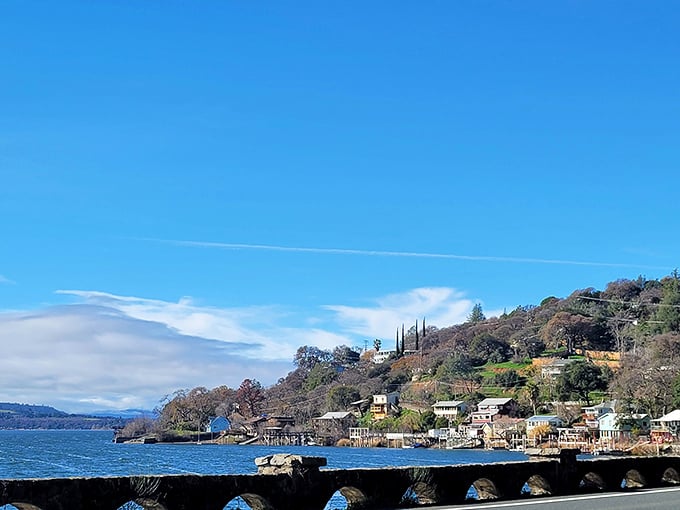 Mount Konocti stands sentinel over Clearlake's affordable waterfront properties, where lake breezes cool both the air and housing prices.