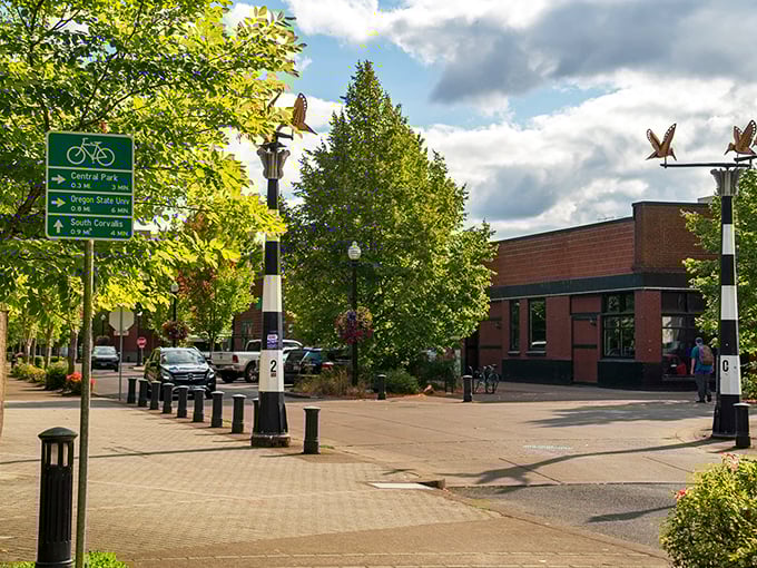 The brick buildings of downtown Corvallis whisper of simpler times&mdash;and housing prices that don't require a tech mogul's savings account.