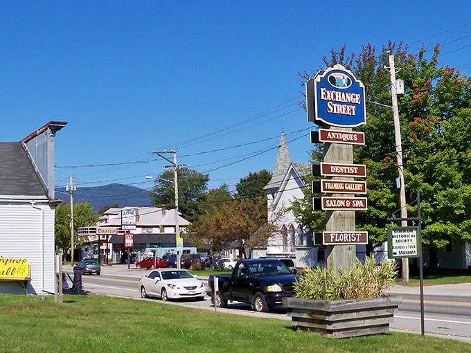 The colorful Salt Pub building in Gorham proves that mountain town character doesn't have to come with resort town prices.