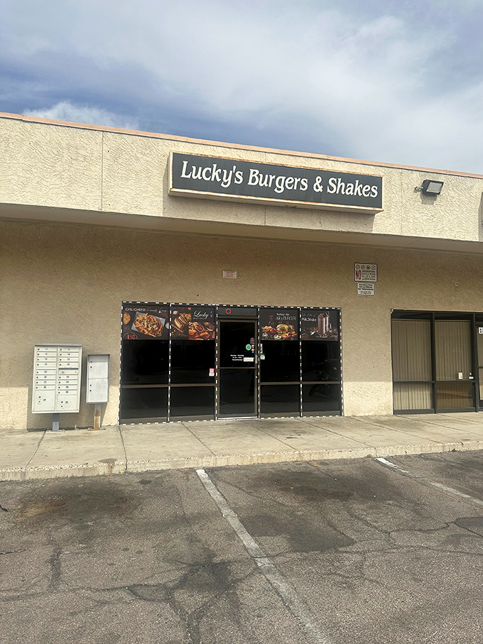 No frills, no fuss, just fantastic burgers&mdash;Lucky's storefront tells you everything you need to know about their straightforward approach to burger perfection.